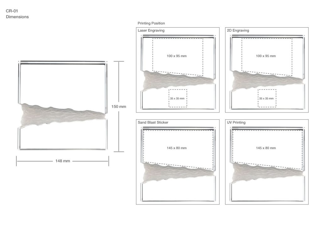 Square Shaped Crystal Awards | Promotional Gifts Suppliers